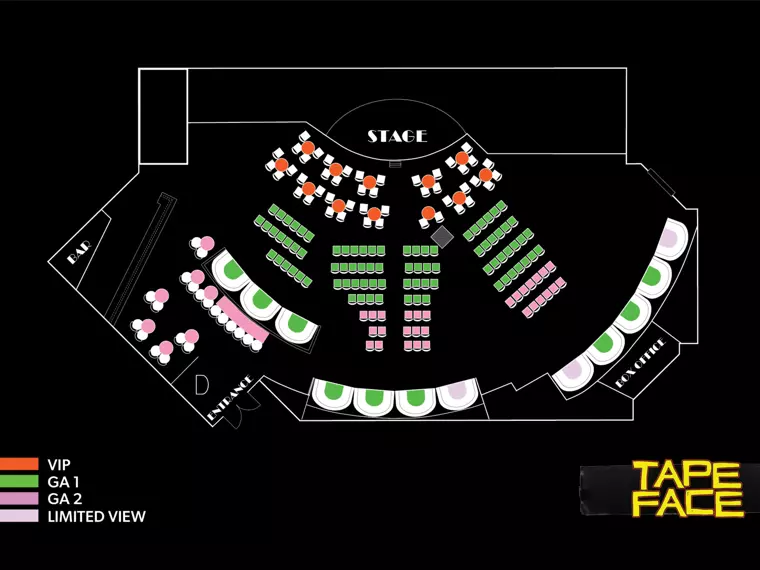 Mandalay Bay Showroom Seating Chart