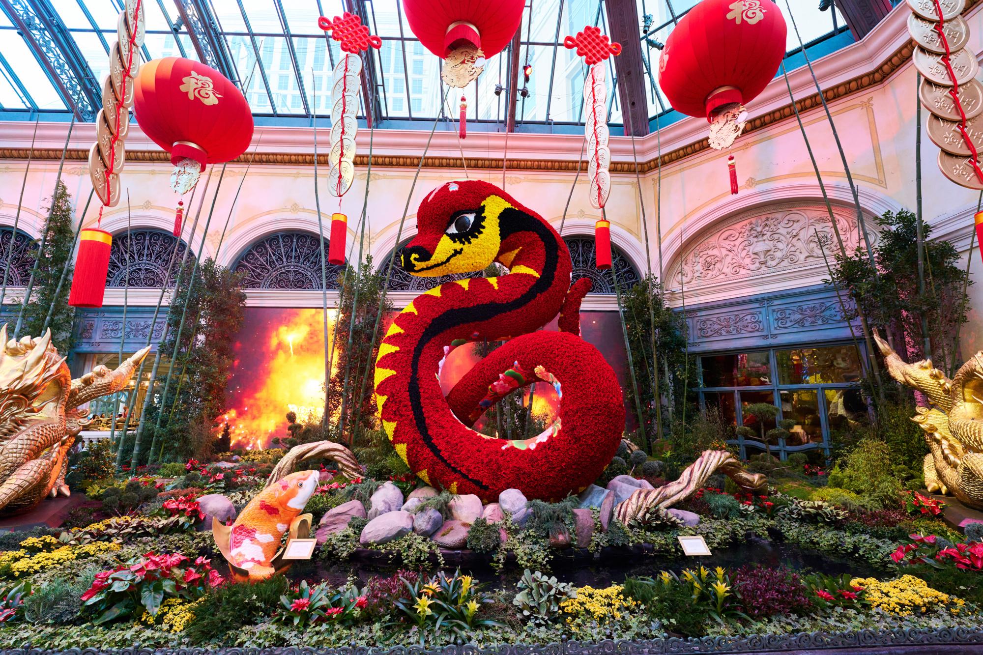 Bellagio Bellagio Botanical Gardens & Fountains Lunar New Year 2025