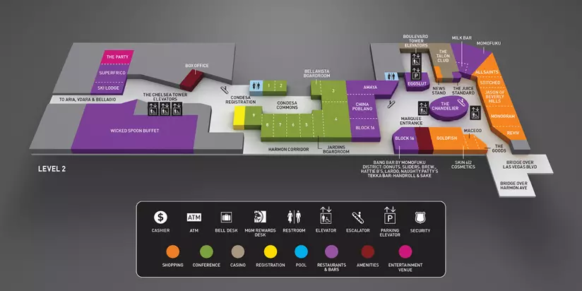 Planet Hollywood Las Vegas Resort Map Historical Las Vegas Strip